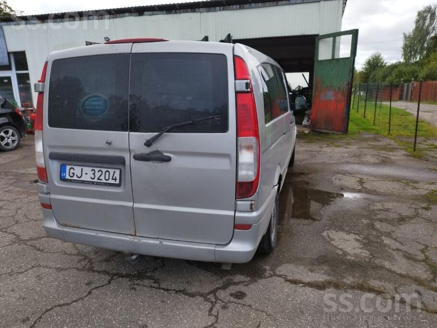 Pelēks Mercedes-Benz Vito 2006 Ogre, ar dzinēja tilpumu 2.20 L un nobraukumu 740 tūkst. km par 2500 €, foto 1 vietnē AUTOMOTO.COM.LV