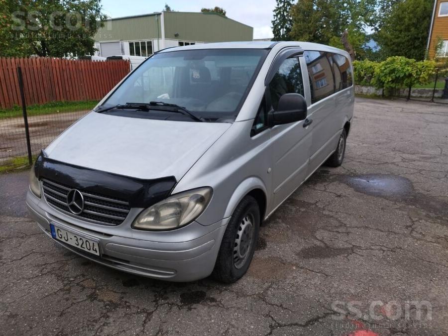 Pelēks Mercedes-Benz Vito 2006 Ogre, ar dzinēja tilpumu 2.20 L un nobraukumu 740 tūkst. km par 2500 €, foto 3 vietnē AUTOMOTO.COM.LV