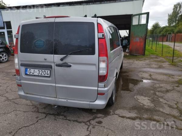 Grey Mercedes-Benz Vito 2006 in Ogre, with an engine capacity of 2.20 L and mileage of 740 thousand km for 2500 €, photo 1 on AUTOMOTO.COM.LV