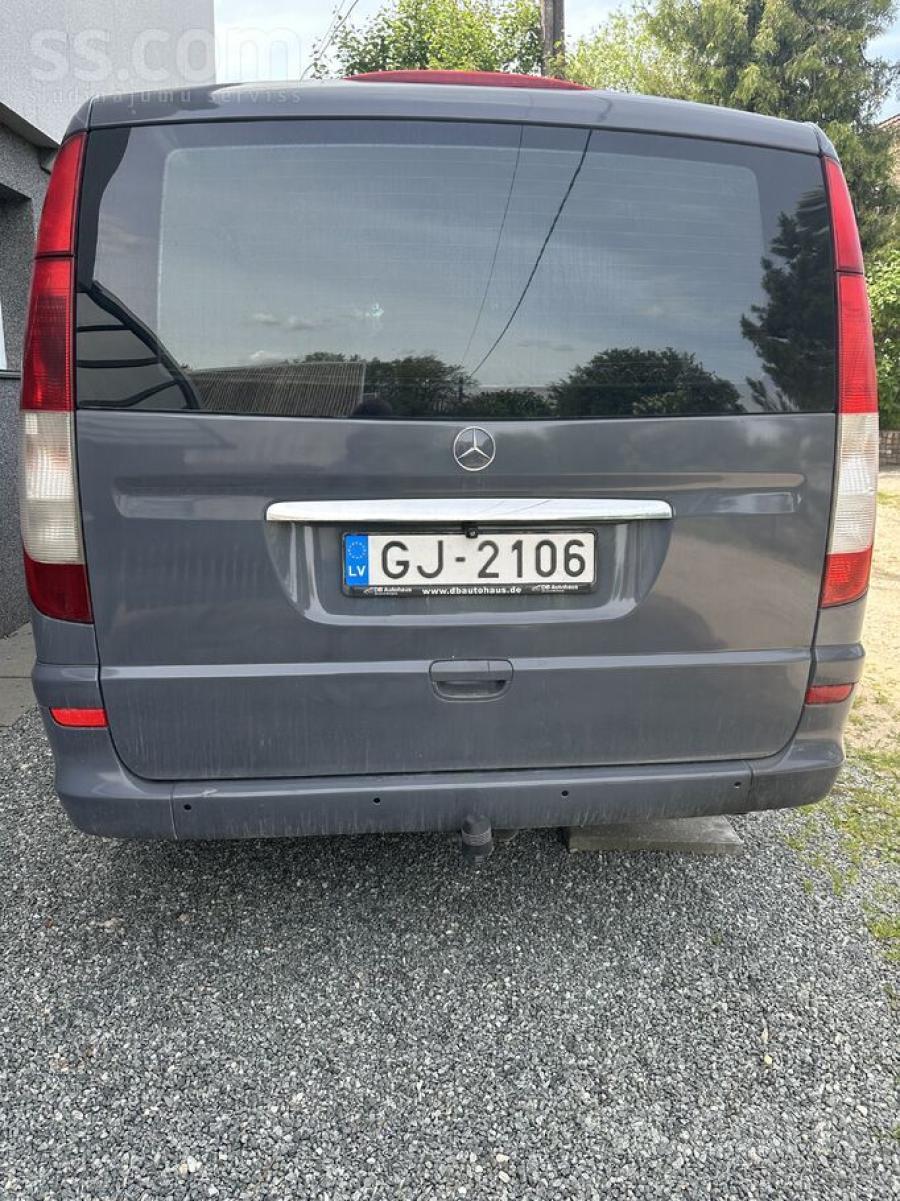Pelēks Mercedes-Benz Vito 2007 Ogre, ar dzinēja tilpumu 2.20 L un nobraukumu 430 tūkst. km par 12500 €, foto 4 vietnē AUTOMOTO.COM.LV