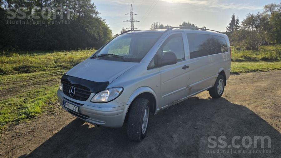 Grey Mercedes-Benz Vito 2007 in Ventspils, with an engine capacity of 2.20 L and mileage of 364 thousand km for 2000 €, photo 1 on AUTOMOTO.COM.LV