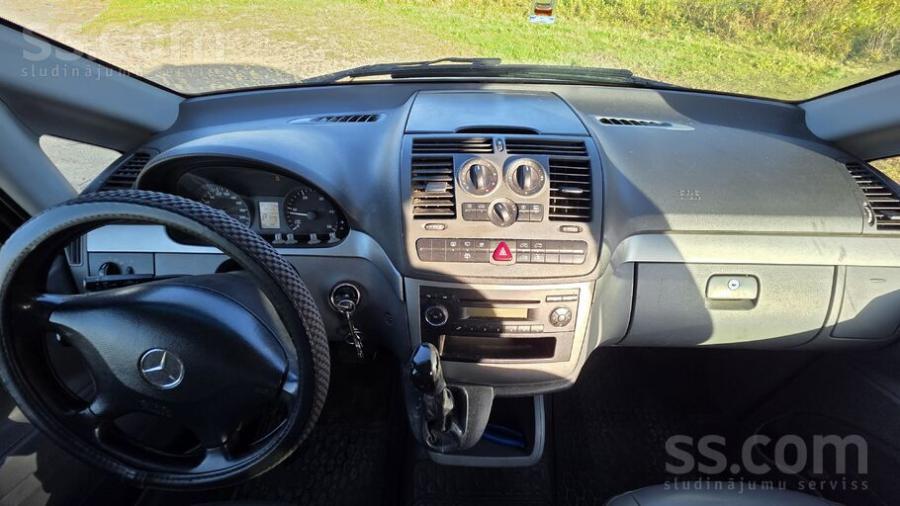 Grey Mercedes-Benz Vito 2007 in Ventspils, with an engine capacity of 2.20 L and mileage of 364 thousand km for 2000 €, photo 6 on AUTOMOTO.COM.LV