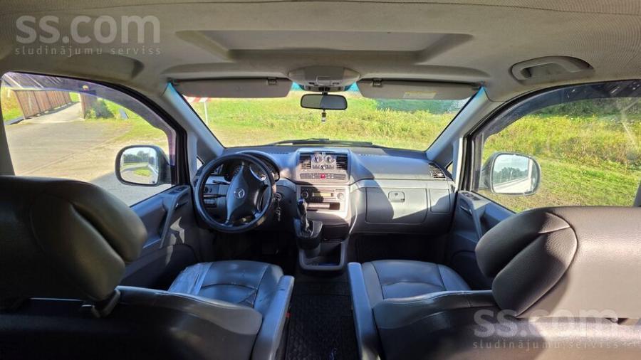 Grey Mercedes-Benz Vito 2007 in Ventspils, with an engine capacity of 2.20 L and mileage of 364 thousand km for 2000 €, photo 9 on AUTOMOTO.COM.LV