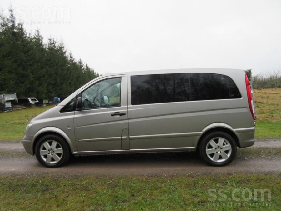 Pelēks Mercedes-Benz Vito 2008 Ogre, ar dzinēja tilpumu 3.00 L un nobraukumu 435 tūkst. km par 3500 €, foto 5 vietnē AUTOMOTO.COM.LV