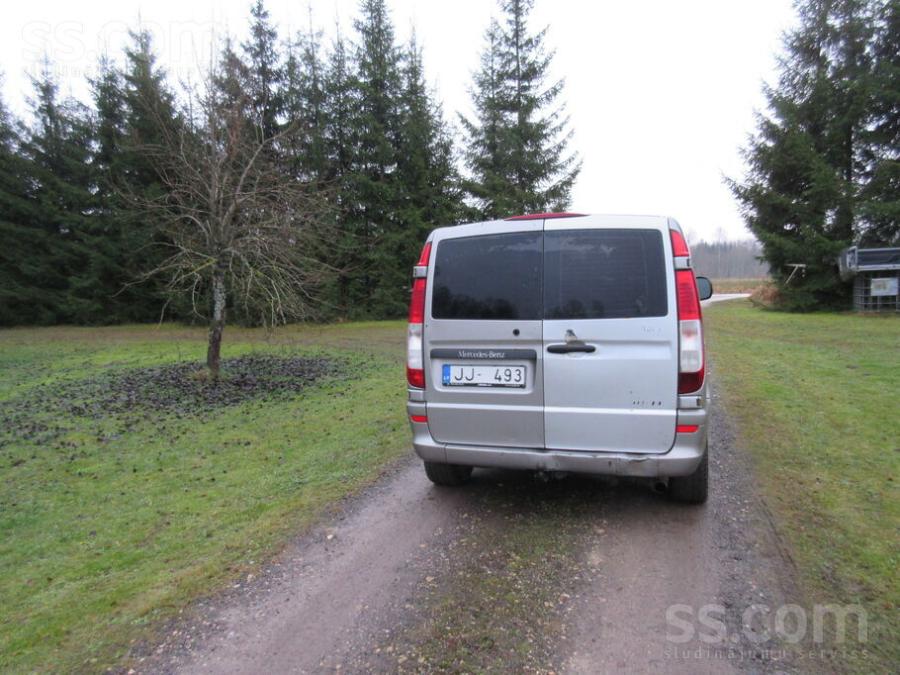 Pelēks Mercedes-Benz Vito 2008 Ogre, ar dzinēja tilpumu 3.00 L un nobraukumu 435 tūkst. km par 3500 €, foto 7 vietnē AUTOMOTO.COM.LV