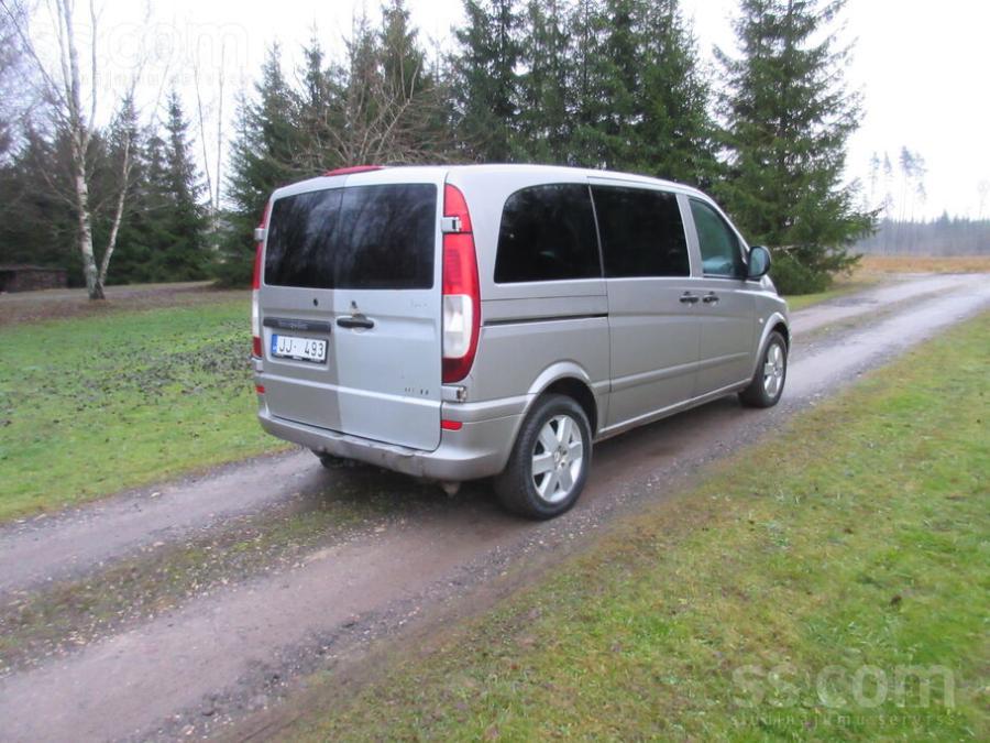 Pelēks Mercedes-Benz Vito 2008 Ogre, ar dzinēja tilpumu 3.00 L un nobraukumu 435 tūkst. km par 3500 €, foto 8 vietnē AUTOMOTO.COM.LV