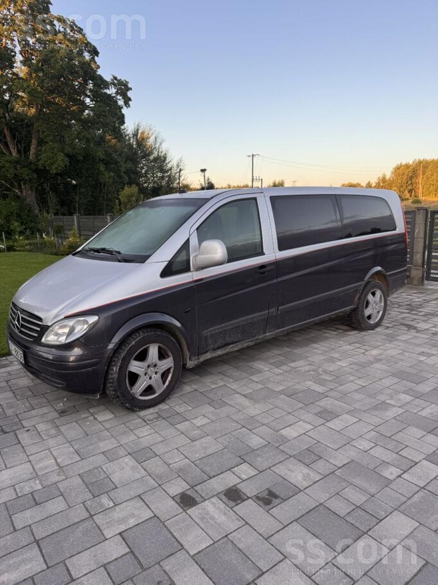 Pelēks Mercedes-Benz Vito 2008 Ogre, ar dzinēja tilpumu 2.20 L un nobraukumu 357 tūkst. km par 4300 €, foto 3 vietnē AUTOMOTO.COM.LV