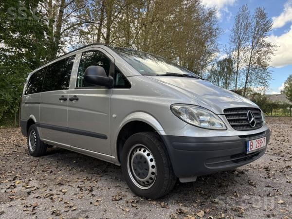 Mercedes-Benz Vito 2008 in Ogre on AUTOMOTO.COM.LV Grey Mercedes-Benz Vito 2008 in Ogre, with an engine capacity of 2.20 L and mileage of 306 thousand km for 6200 €, photo 4 on AUTOMOTO.COM.LV