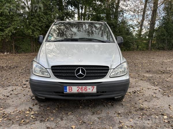 Mercedes-Benz Vito 2008 in Ogre on AUTOMOTO.COM.LV Grey Mercedes-Benz Vito 2008 in Ogre, with an engine capacity of 2.20 L and mileage of 306 thousand km for 6200 €, photo 6 on AUTOMOTO.COM.LV