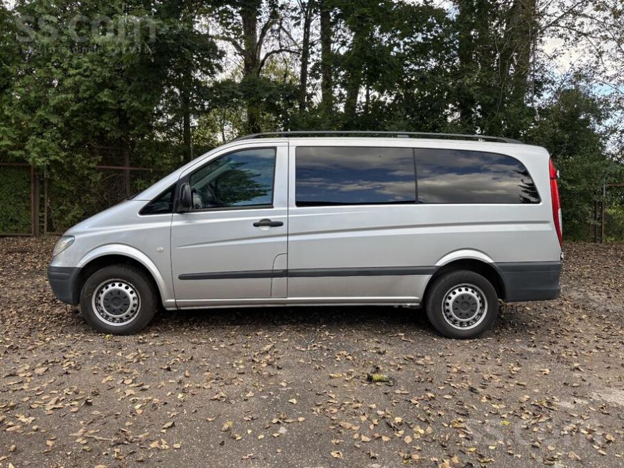 Grey Mercedes-Benz Vito 2008 in Ogre, with an engine capacity of 2.20 L and mileage of 306 thousand km for 6200 €, photo 3 on AUTOMOTO.COM.LV