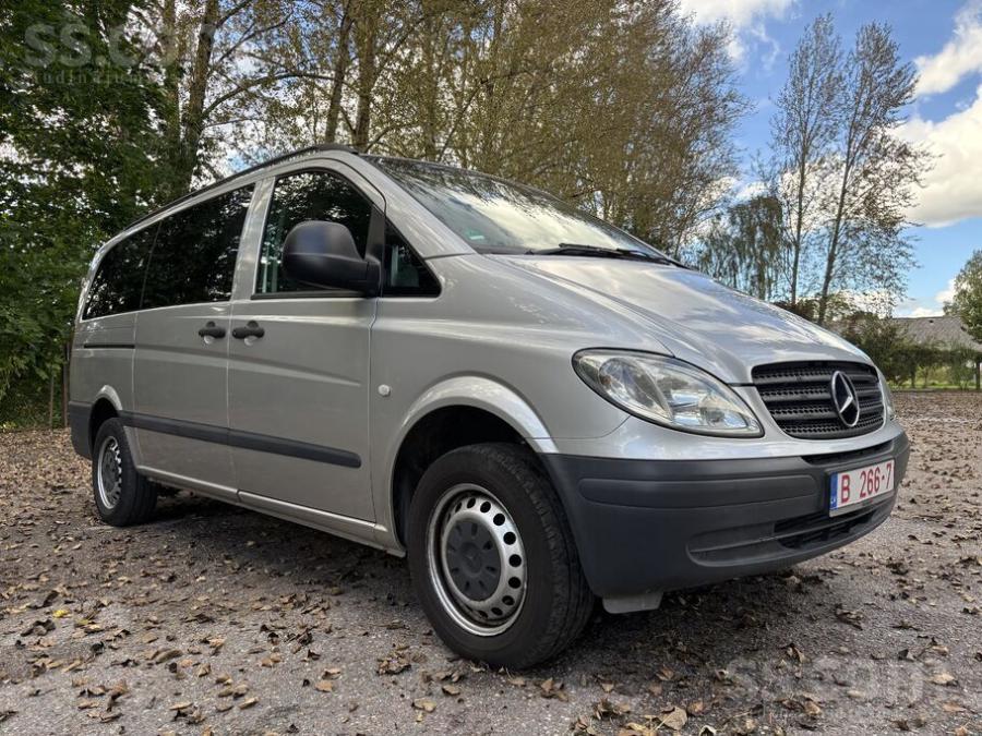 Grey Mercedes-Benz Vito 2008 in Ogre, with an engine capacity of 2.20 L and mileage of 306 thousand km for 6200 €, photo 4 on AUTOMOTO.COM.LV