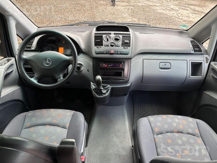 Grey Mercedes-Benz Vito 2008 in Ogre, with an engine capacity of 2.20 L and mileage of 306 thousand km for 6200 €, photo 11 on AUTOMOTO.COM.LV