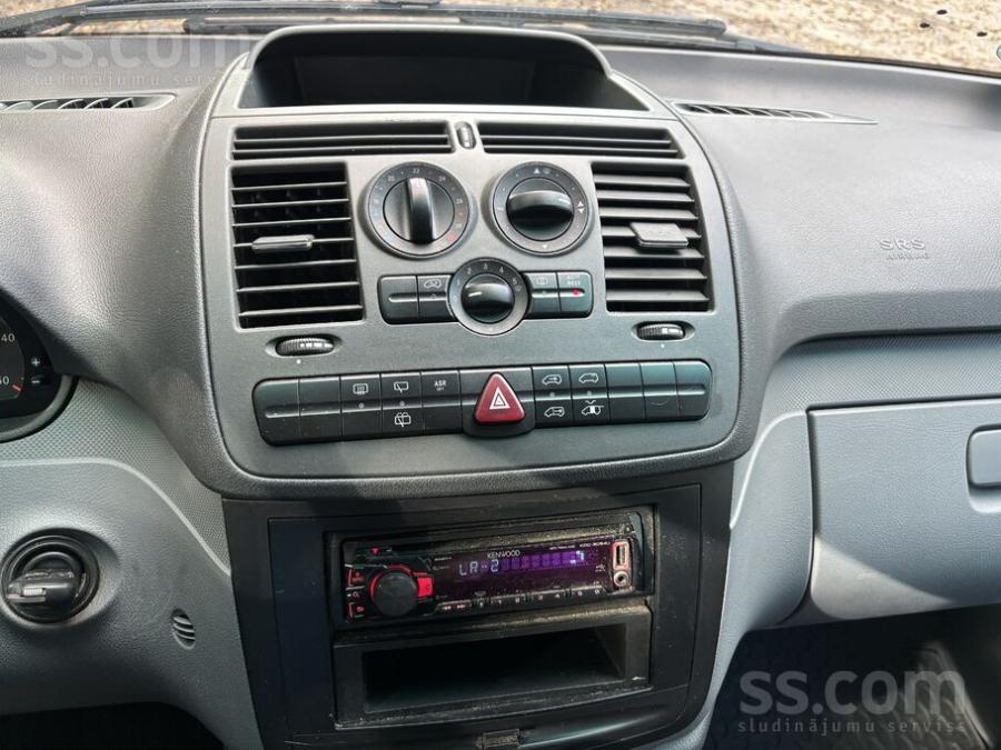 Grey Mercedes-Benz Vito 2008 in Ogre, with an engine capacity of 2.20 L and mileage of 306 thousand km for 6200 €, photo 16 on AUTOMOTO.COM.LV