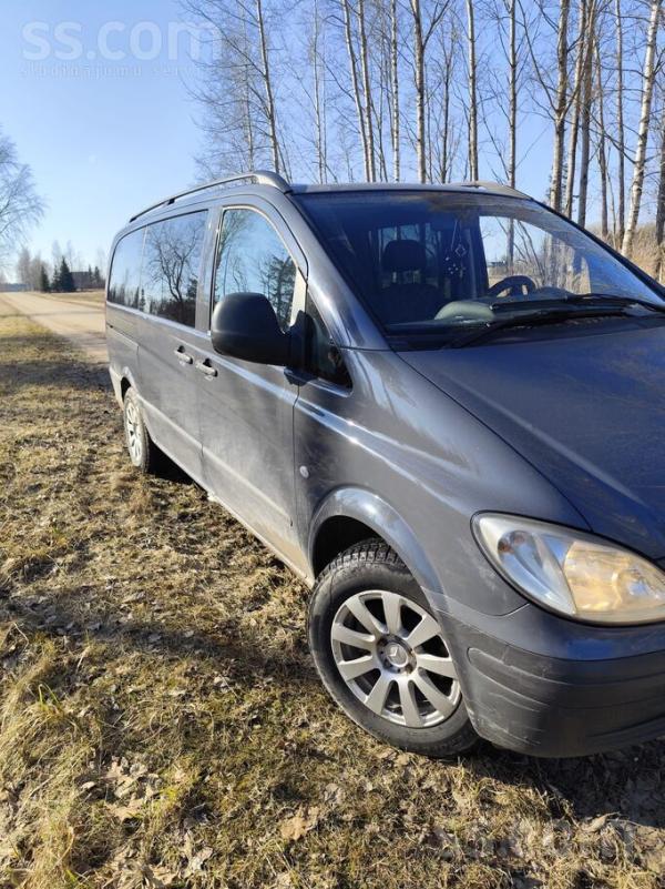 Pelēks Mercedes-Benz Vito 2008 Valmiera, ar dzinēja tilpumu 2.20 L un nobraukumu 235 tūkst. km par 4800 €, foto 3 vietnē AUTOMOTO.COM.LV