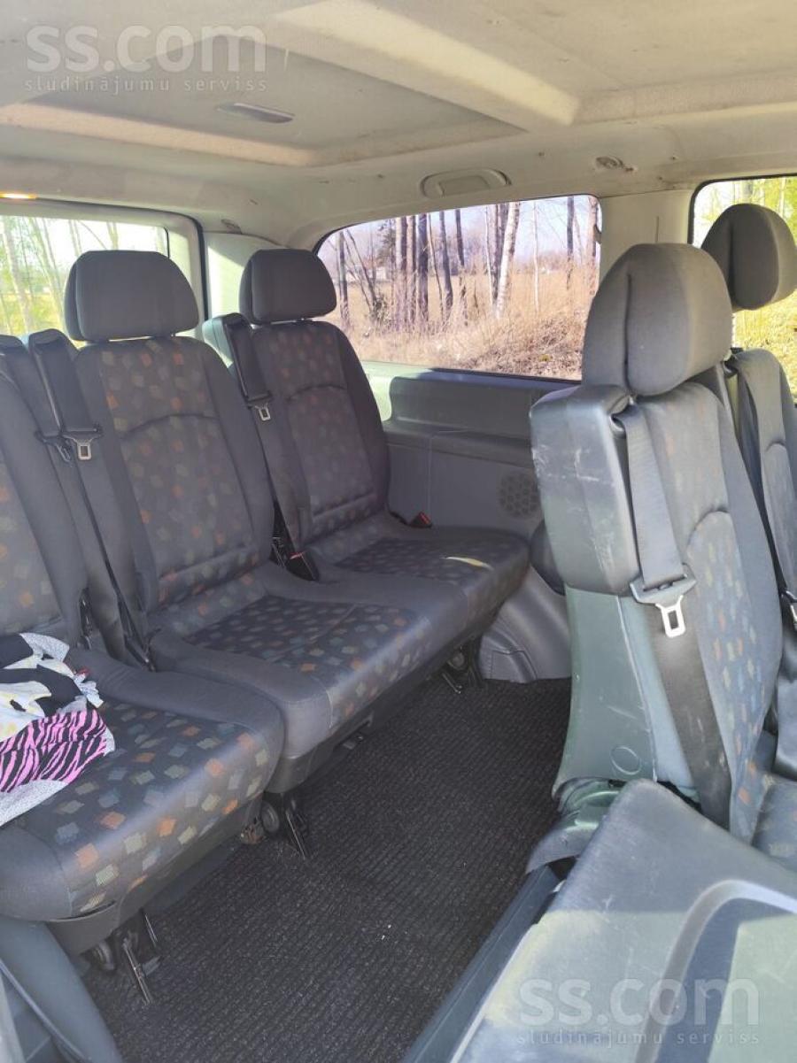 Grey Mercedes-Benz Vito 2008 in Valmiera, with an engine capacity of 2.20 L and mileage of 235 thousand km for 4800 €, photo 4 on AUTOMOTO.COM.LV