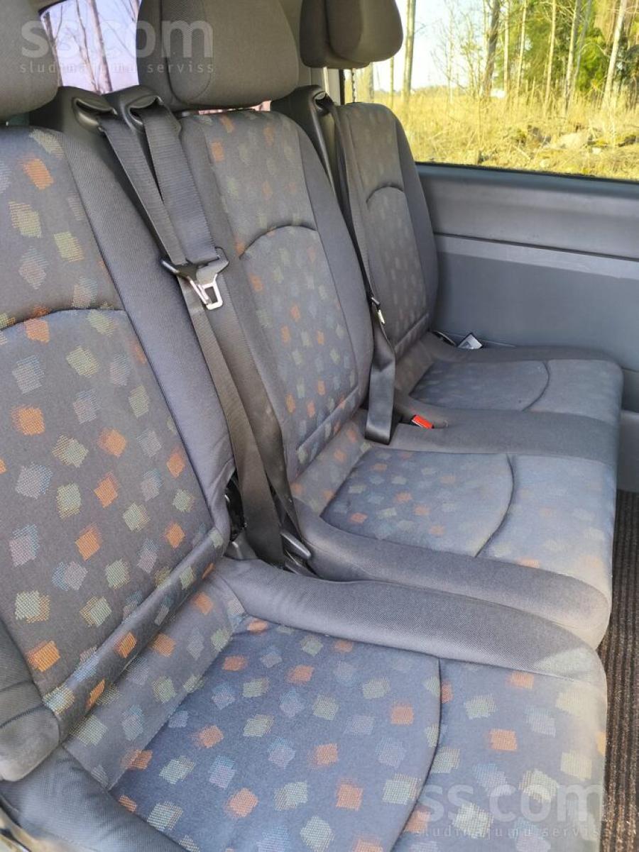 Grey Mercedes-Benz Vito 2008 in Valmiera, with an engine capacity of 2.20 L and mileage of 235 thousand km for 4800 €, photo 6 on AUTOMOTO.COM.LV