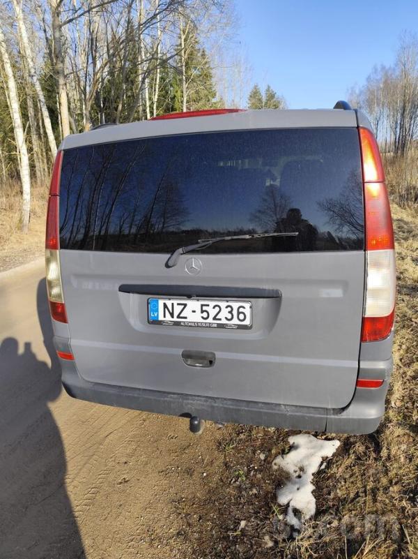 Pelēks Mercedes-Benz Vito 2008 Valmiera, ar dzinēja tilpumu 2.20 L un nobraukumu 235 tūkst. km par 4800 €, foto 8 vietnē AUTOMOTO.COM.LV