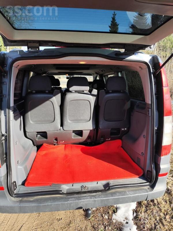 Pelēks Mercedes-Benz Vito 2008 Valmiera, ar dzinēja tilpumu 2.20 L un nobraukumu 235 tūkst. km par 4800 €, foto 11 vietnē AUTOMOTO.COM.LV