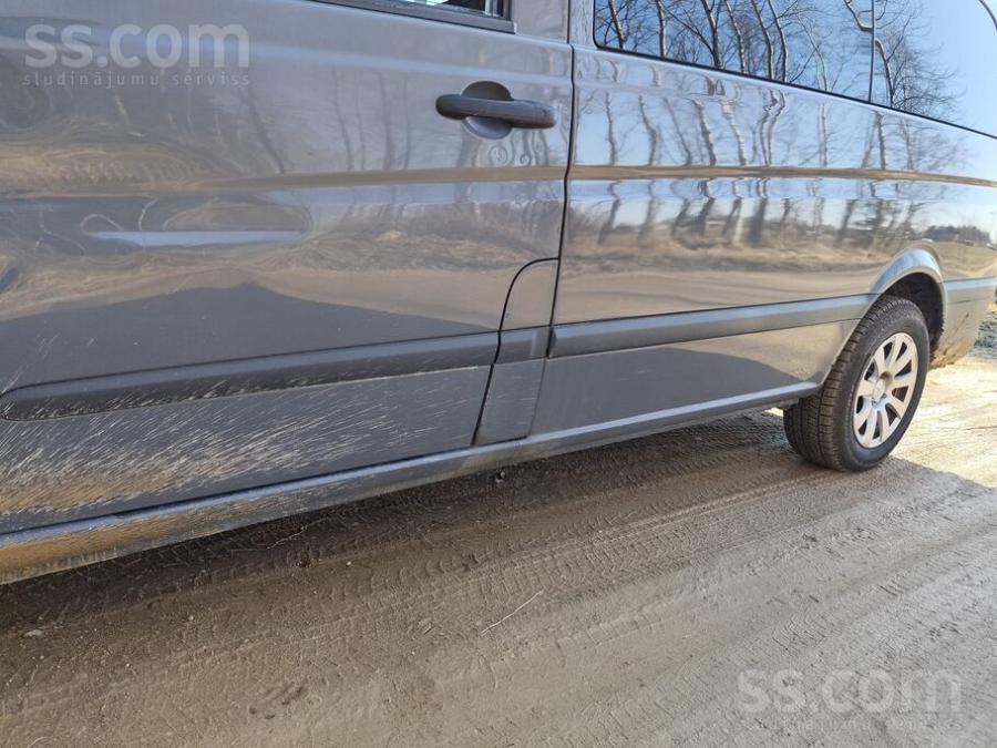 Grey Mercedes-Benz Vito 2008 in Valmiera, with an engine capacity of 2.20 L and mileage of 235 thousand km for 4800 €, photo 13 on AUTOMOTO.COM.LV