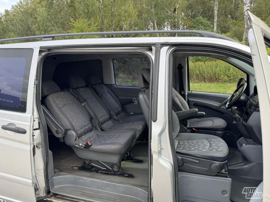 Pelēks Mercedes-Benz Vito 2008 Kauņa, ar dzinēja tilpumu 2.20 L un nobraukumu 0 tūkst. km par 2200 €, foto 25 vietnē AUTOMOTO.COM.LV