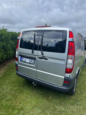 Pelēks Mercedes-Benz Vito 2009 Rīga, ar dzinēja tilpumu 2.20 L un nobraukumu 182 tūkst. km par 8500 €, foto 3 vietnē AUTOMOTO.COM.LV