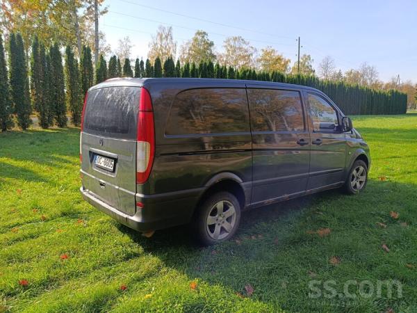 Grey Mercedes-Benz Vito 2009 in Ogre, with an engine capacity of 2.20 L and mileage of 551 thousand km for 1600 €, photo 6 on AUTOMOTO.COM.LV