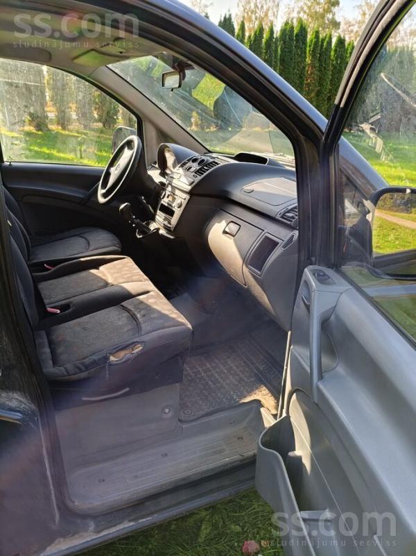 Grey Mercedes-Benz Vito 2009 in Ogre, with an engine capacity of 2.20 L and mileage of 551 thousand km for 1600 €, photo 10 on AUTOMOTO.COM.LV