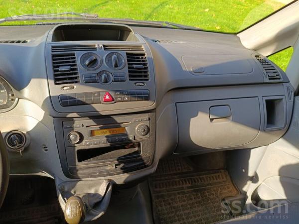 Grey Mercedes-Benz Vito 2009 in Ogre, with an engine capacity of 2.20 L and mileage of 551 thousand km for 1600 €, photo 11 on AUTOMOTO.COM.LV