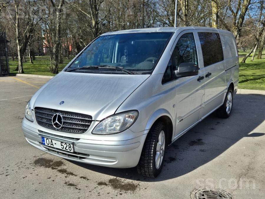 Grey Mercedes-Benz Vito 2010 in Liepaja, with an engine capacity of 2.20 L and mileage of 346 thousand km for 5600 €, photo 2 on AUTOMOTO.COM.LV