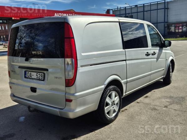 Grey Mercedes-Benz Vito 2010 in Liepaja, with an engine capacity of 2.20 L and mileage of 346 thousand km for 5600 €, photo 3 on AUTOMOTO.COM.LV