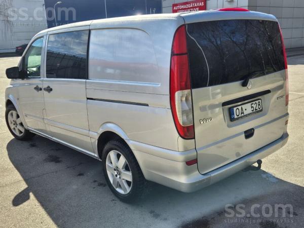 Grey Mercedes-Benz Vito 2010 in Liepaja, with an engine capacity of 2.20 L and mileage of 346 thousand km for 5600 €, photo 4 on AUTOMOTO.COM.LV