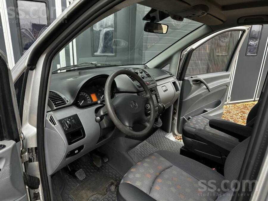 Pelēks Mercedes-Benz Vito 2011 Valka, ar dzinēja tilpumu 2.10 L un nobraukumu 309 tūkst. km par 5999 €, foto 16 vietnē AUTOMOTO.COM.LV