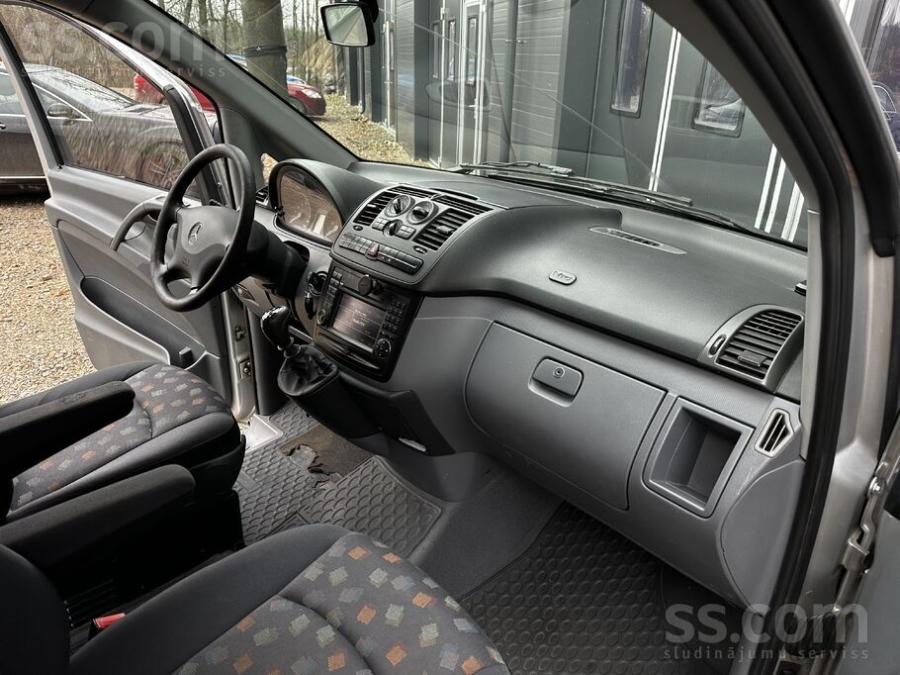 Pelēks Mercedes-Benz Vito 2011 Valka, ar dzinēja tilpumu 2.10 L un nobraukumu 309 tūkst. km par 5999 €, foto 20 vietnē AUTOMOTO.COM.LV