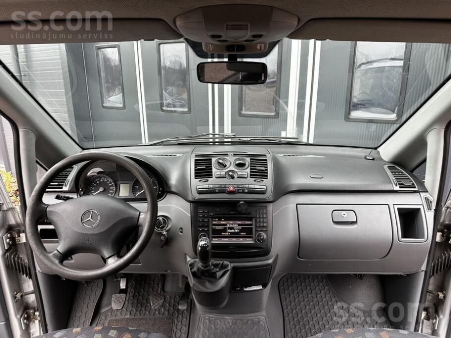 Pelēks Mercedes-Benz Vito 2011 Valka, ar dzinēja tilpumu 2.10 L un nobraukumu 309 tūkst. km par 5999 €, foto 21 vietnē AUTOMOTO.COM.LV