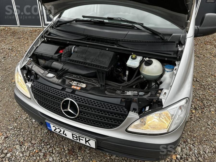 Pelēks Mercedes-Benz Vito 2011 Valka, ar dzinēja tilpumu 2.10 L un nobraukumu 309 tūkst. km par 5999 €, foto 28 vietnē AUTOMOTO.COM.LV