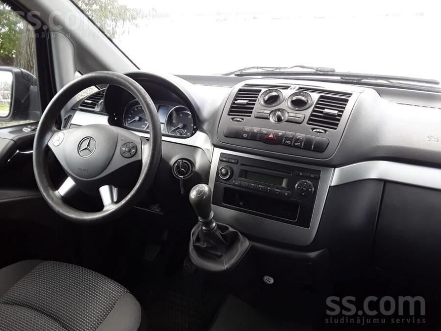 Grey Mercedes-Benz Vito 2011 in Jurmala, with an engine capacity of 2.20 L and mileage of 286 thousand km for 9600 €, photo 6 on AUTOMOTO.COM.LV
