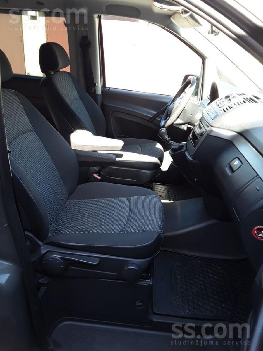 Grey Mercedes-Benz Vito 2011 in Jurmala, with an engine capacity of 2.20 L and mileage of 286 thousand km for 9600 €, photo 7 on AUTOMOTO.COM.LV