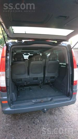 Grey Mercedes-Benz Vito 2011 in Jurmala, with an engine capacity of 2.20 L and mileage of 286 thousand km for 9600 €, photo 10 on AUTOMOTO.COM.LV
