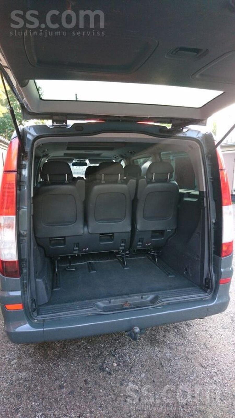 Grey Mercedes-Benz Vito 2011 in Jurmala, with an engine capacity of 2.20 L and mileage of 286 thousand km for 9600 €, photo 10 on AUTOMOTO.COM.LV