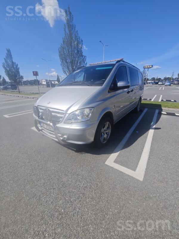 Grey Mercedes-Benz Vito 2012 in Riga, with an engine capacity of 2.20 L and mileage of 323 thousand km for 8800 €, photo 2 on AUTOMOTO.COM.LV
