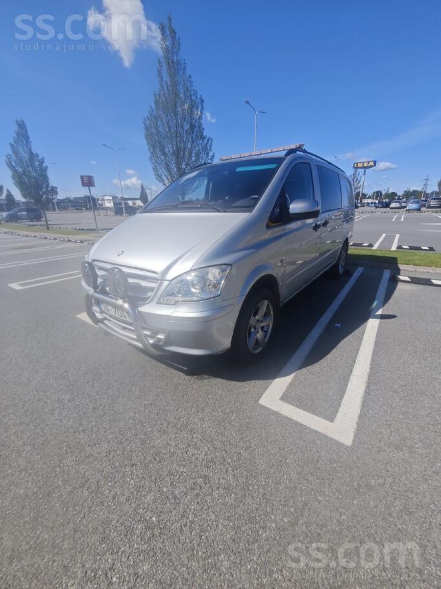 Pelēks Mercedes-Benz Vito 2012 Rīga, ar dzinēja tilpumu 2.20 L un nobraukumu 323 tūkst. km par 8800 €, foto 3 vietnē AUTOMOTO.COM.LV