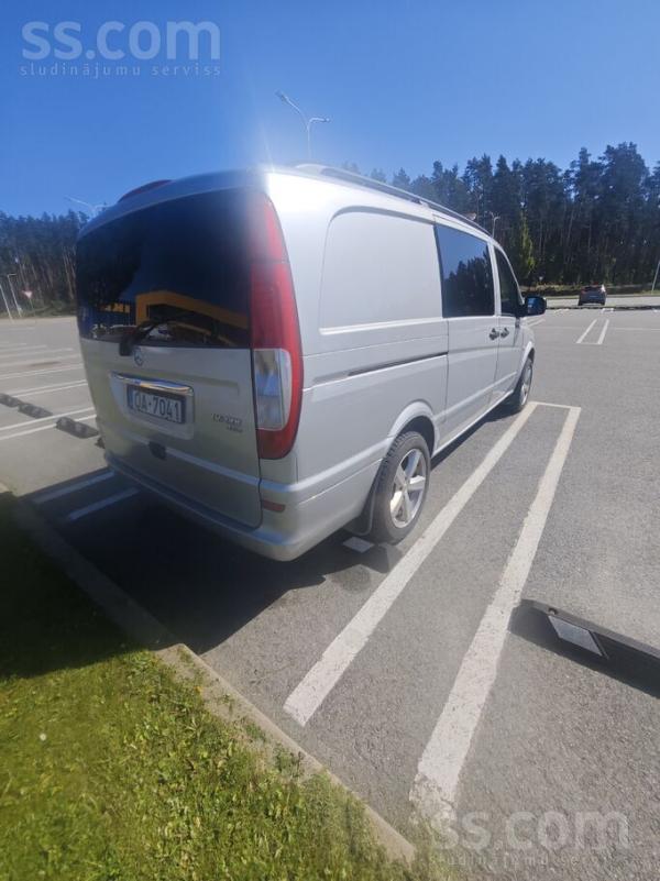 Grey Mercedes-Benz Vito 2012 in Riga, with an engine capacity of 2.20 L and mileage of 323 thousand km for 8800 €, photo 4 on AUTOMOTO.COM.LV