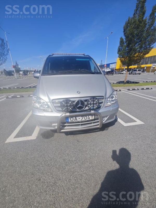 Grey Mercedes-Benz Vito 2012 in Riga, with an engine capacity of 2.20 L and mileage of 323 thousand km for 8800 €, photo 5 on AUTOMOTO.COM.LV