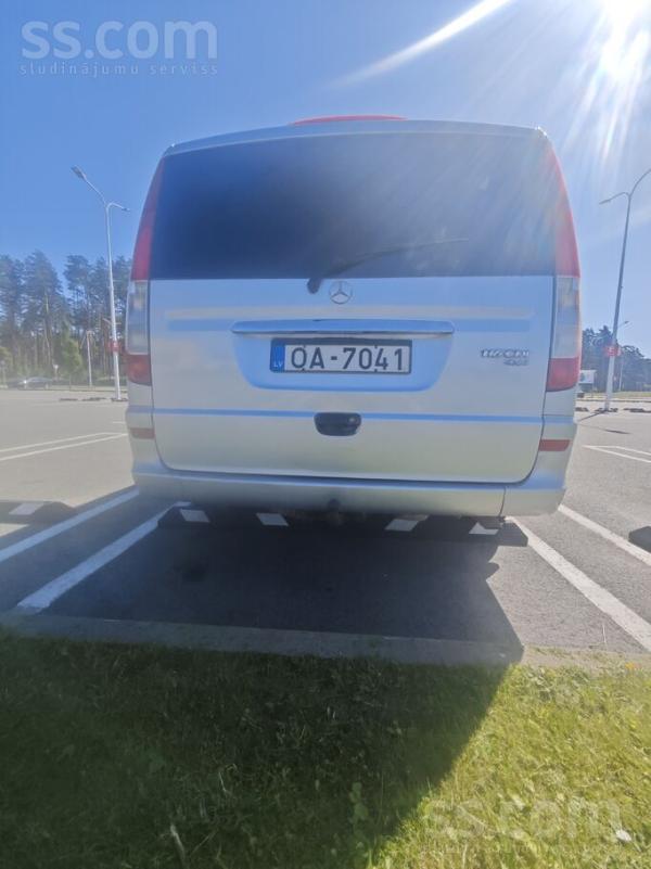 Grey Mercedes-Benz Vito 2012 in Riga, with an engine capacity of 2.20 L and mileage of 323 thousand km for 8800 €, photo 6 on AUTOMOTO.COM.LV