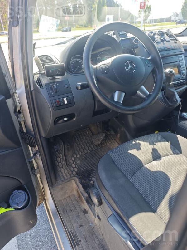 Grey Mercedes-Benz Vito 2012 in Riga, with an engine capacity of 2.20 L and mileage of 323 thousand km for 8800 €, photo 7 on AUTOMOTO.COM.LV