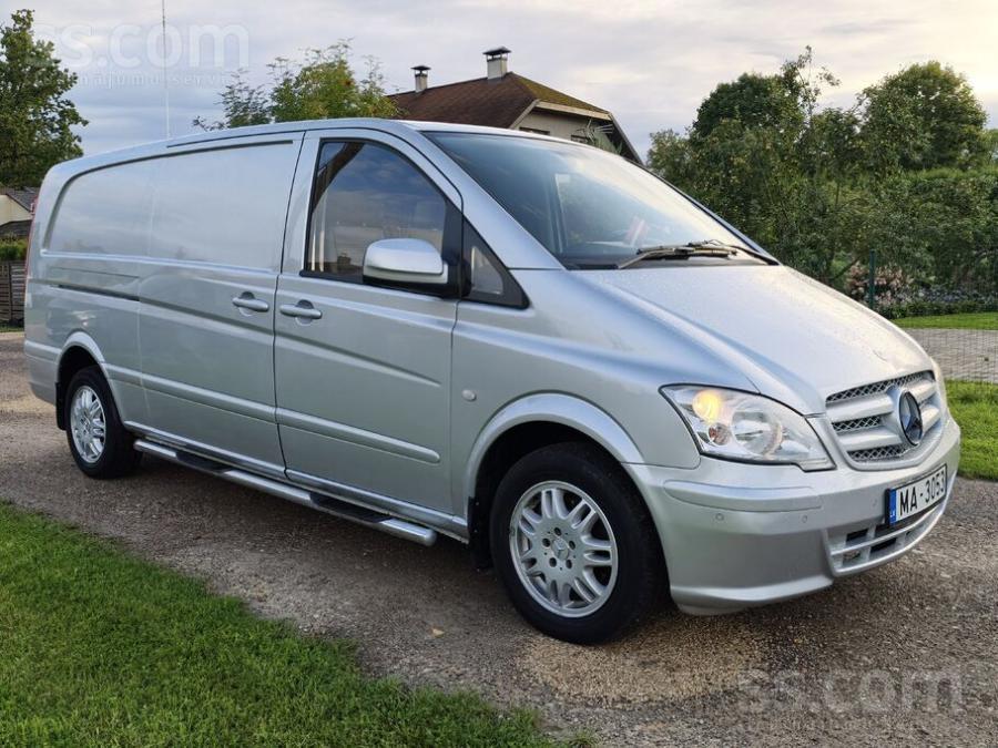 Pelēks Mercedes-Benz Vito 2012 Ogre, ar dzinēja tilpumu 2.20 L un nobraukumu 353 tūkst. km par 7150 €, foto 3 vietnē AUTOMOTO.COM.LV
