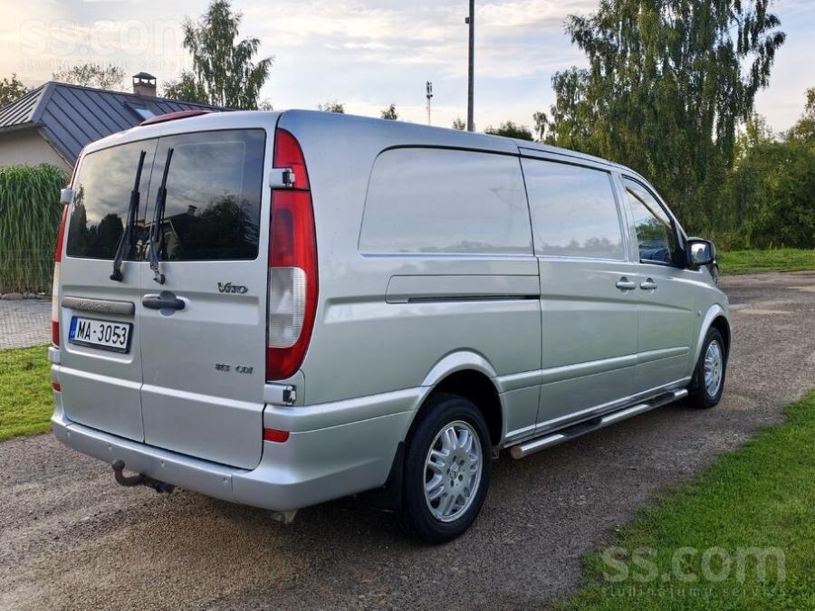 Pelēks Mercedes-Benz Vito 2012 Ogre, ar dzinēja tilpumu 2.20 L un nobraukumu 353 tūkst. km par 7150 €, foto 4 vietnē AUTOMOTO.COM.LV
