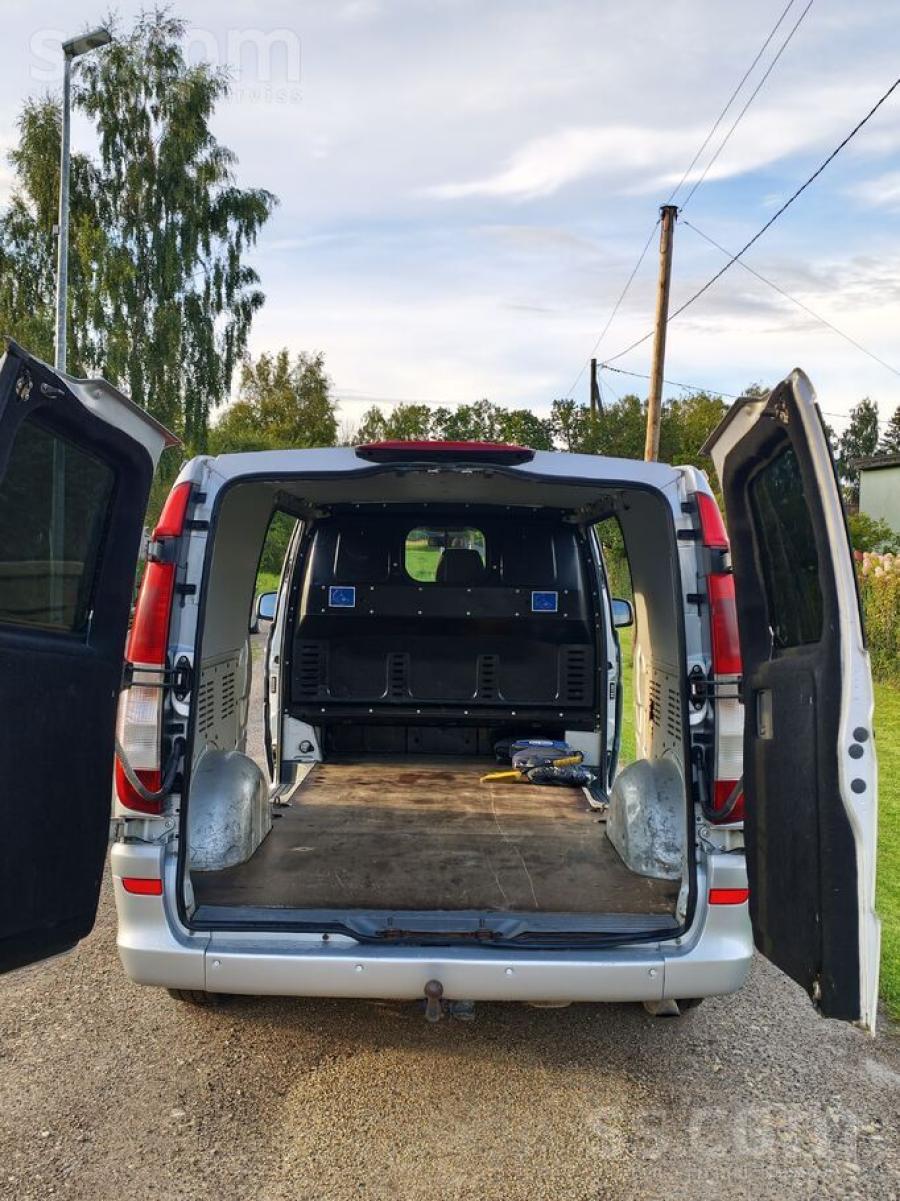 Pelēks Mercedes-Benz Vito 2012 Ogre, ar dzinēja tilpumu 2.20 L un nobraukumu 353 tūkst. km par 7150 €, foto 8 vietnē AUTOMOTO.COM.LV
