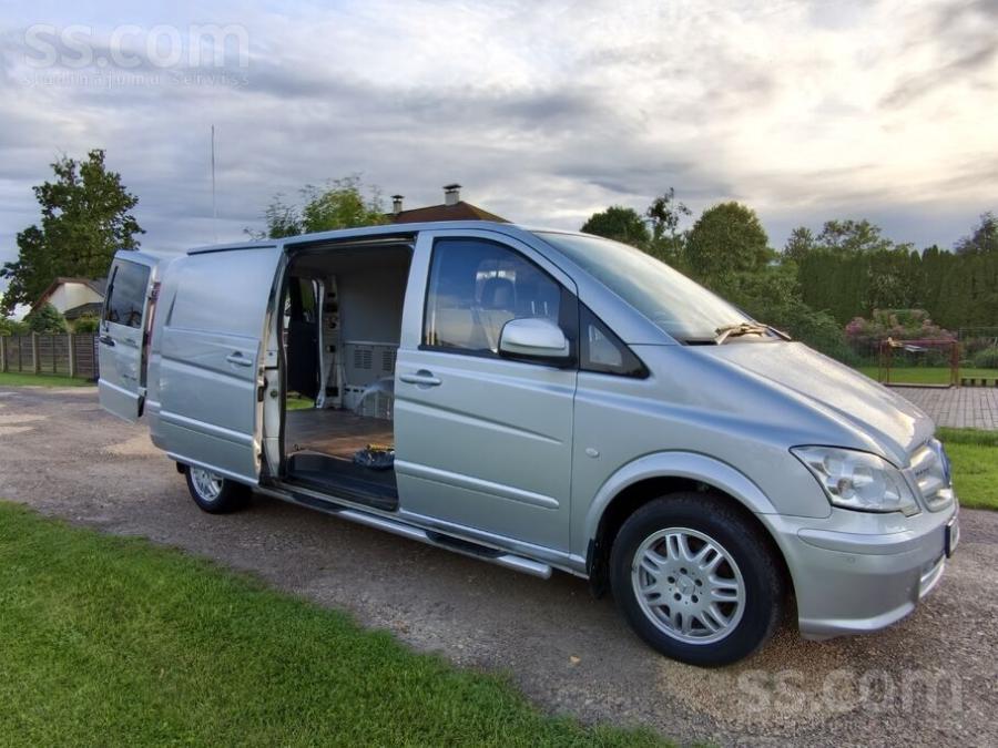 Pelēks Mercedes-Benz Vito 2012 Ogre, ar dzinēja tilpumu 2.20 L un nobraukumu 353 tūkst. km par 7150 €, foto 11 vietnē AUTOMOTO.COM.LV