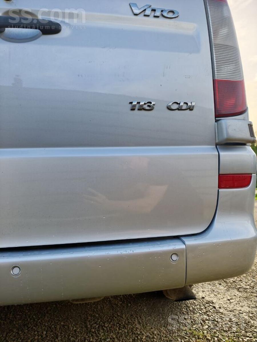 Pelēks Mercedes-Benz Vito 2012 Ogre, ar dzinēja tilpumu 2.20 L un nobraukumu 353 tūkst. km par 7150 €, foto 19 vietnē AUTOMOTO.COM.LV